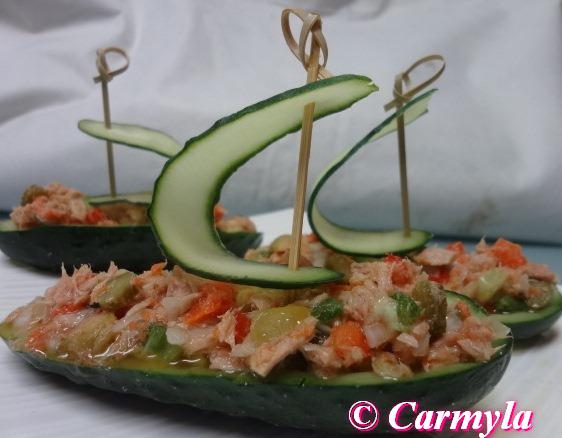 BARQUITOS DE PEPINO PARA BUFFET | CarmYla