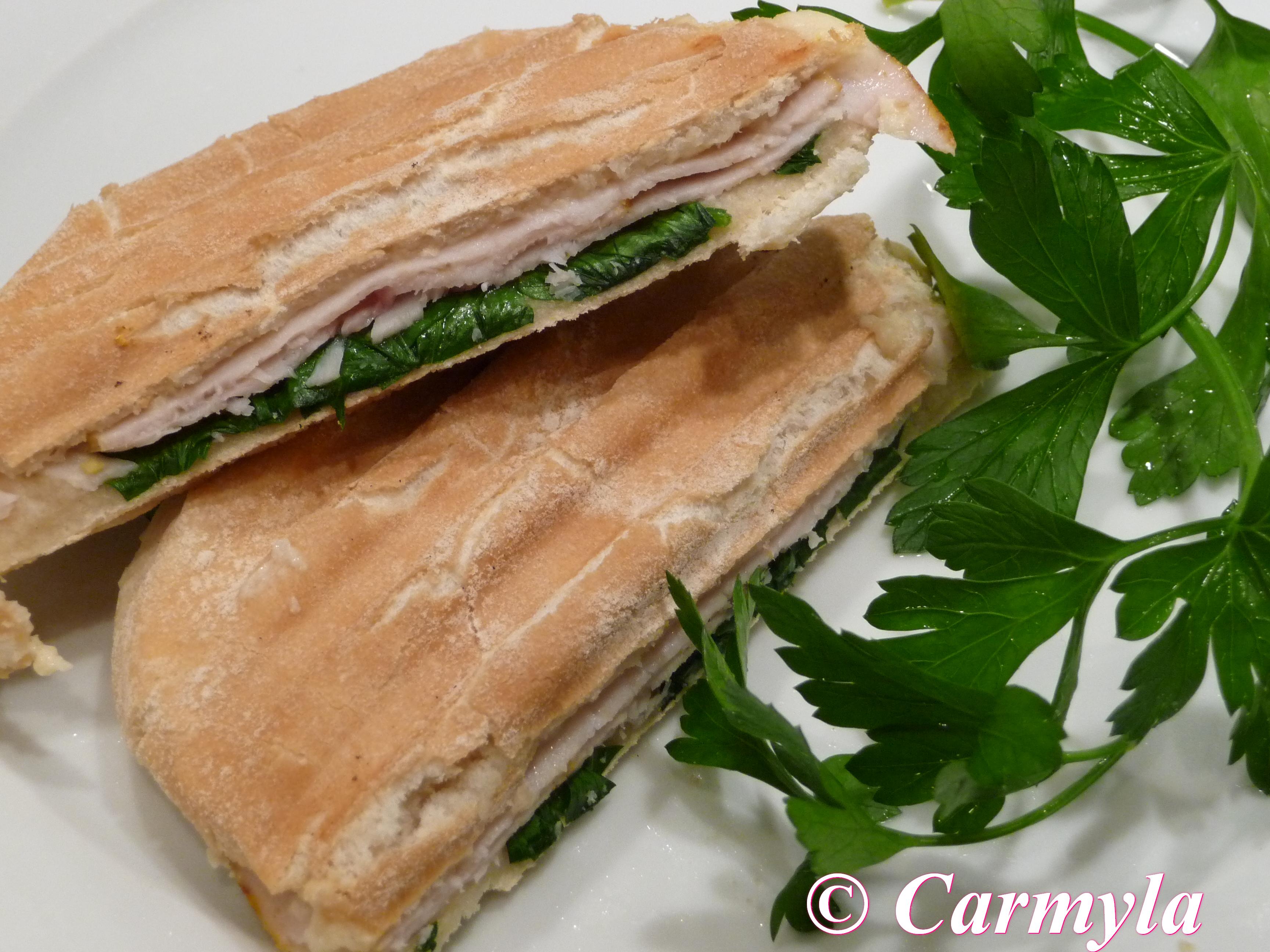 SANDWICH CALIENTE DE POLLO CON HUMUS | CarmYla