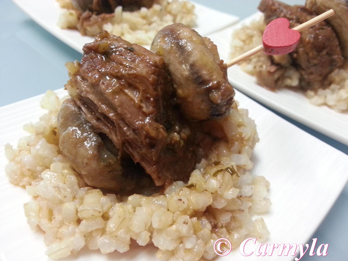 BROCHETTA DE TERNERA CON CHAMPIÑONES | CarmYla